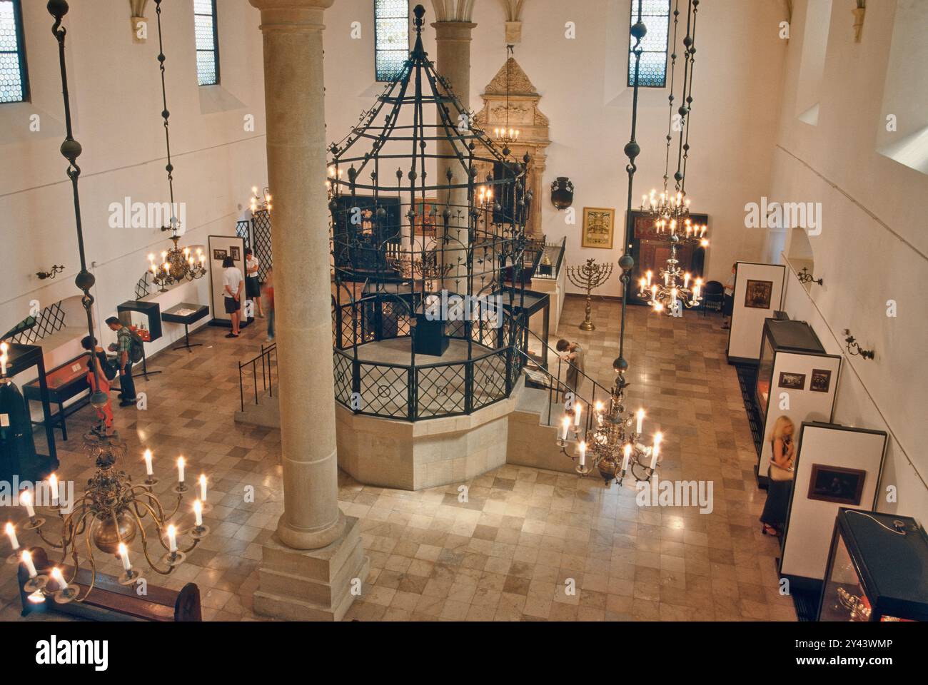 Old Synagogue, 15th century, Jewish museum, interior, view from women's ...