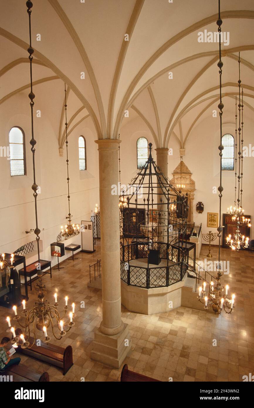 Old Synagogue, 15th century, Jewish museum, interior, view from women's ...