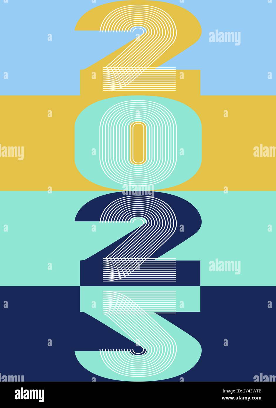 Retro 2025 abstract background vector illustration. Trendy graphic ...