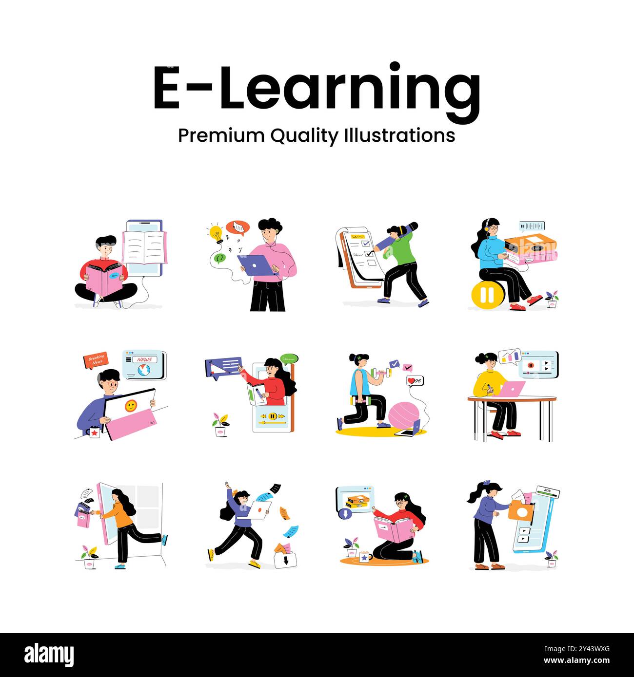 Boy library notes Cut Out Stock Images & Pictures - Alamy