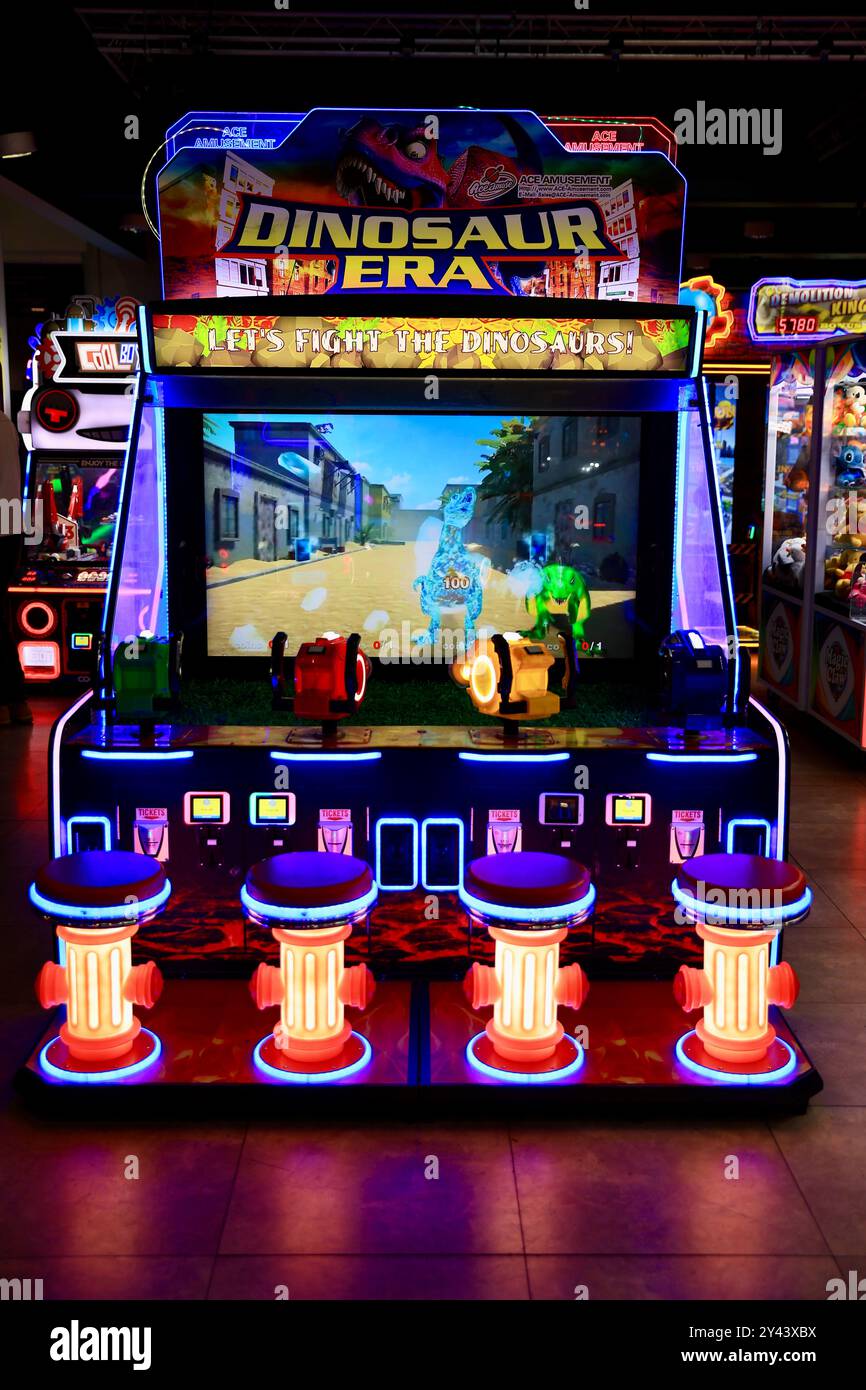 Arcades are fun and noisy Stock Photo - Alamy