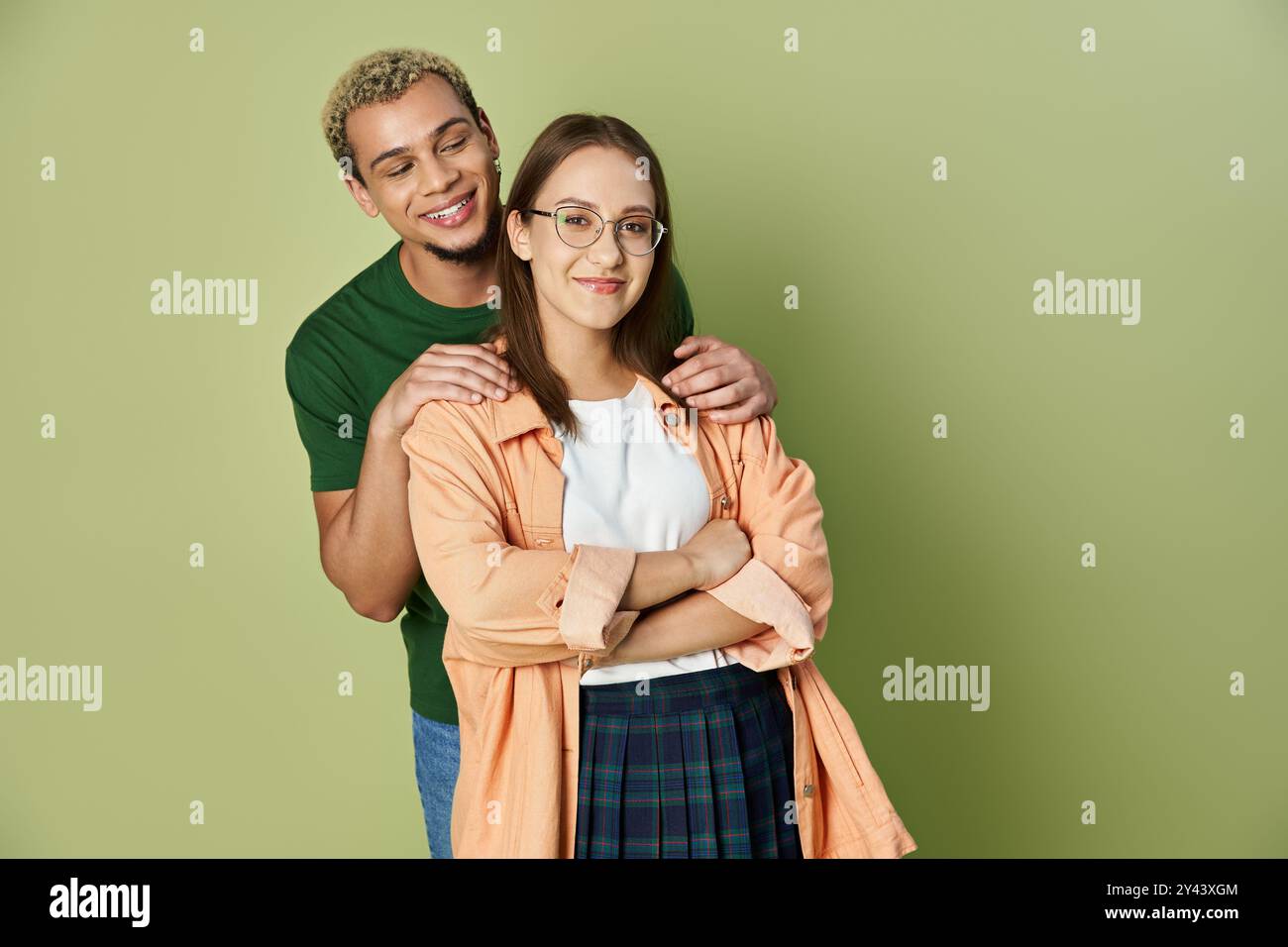 Two friends enjoy laughter and connection in a warm, relaxed atmosphere ...