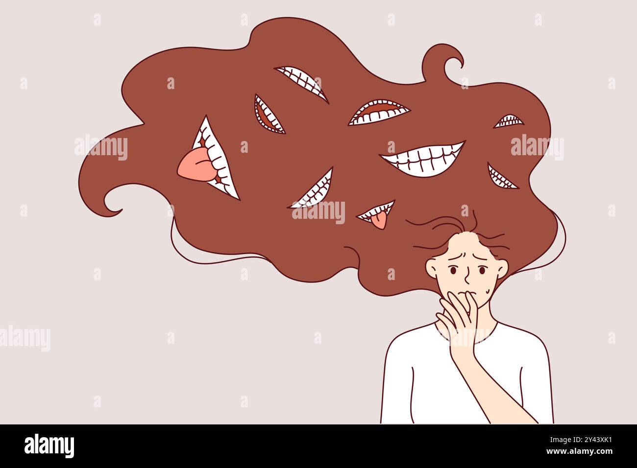 Diseases of despair Stock Vector Images - Alamy