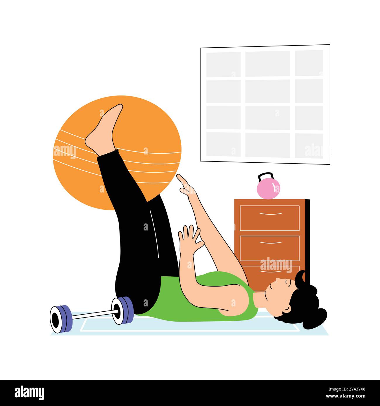 Balance exercise easy Stock Vector Images - Alamy