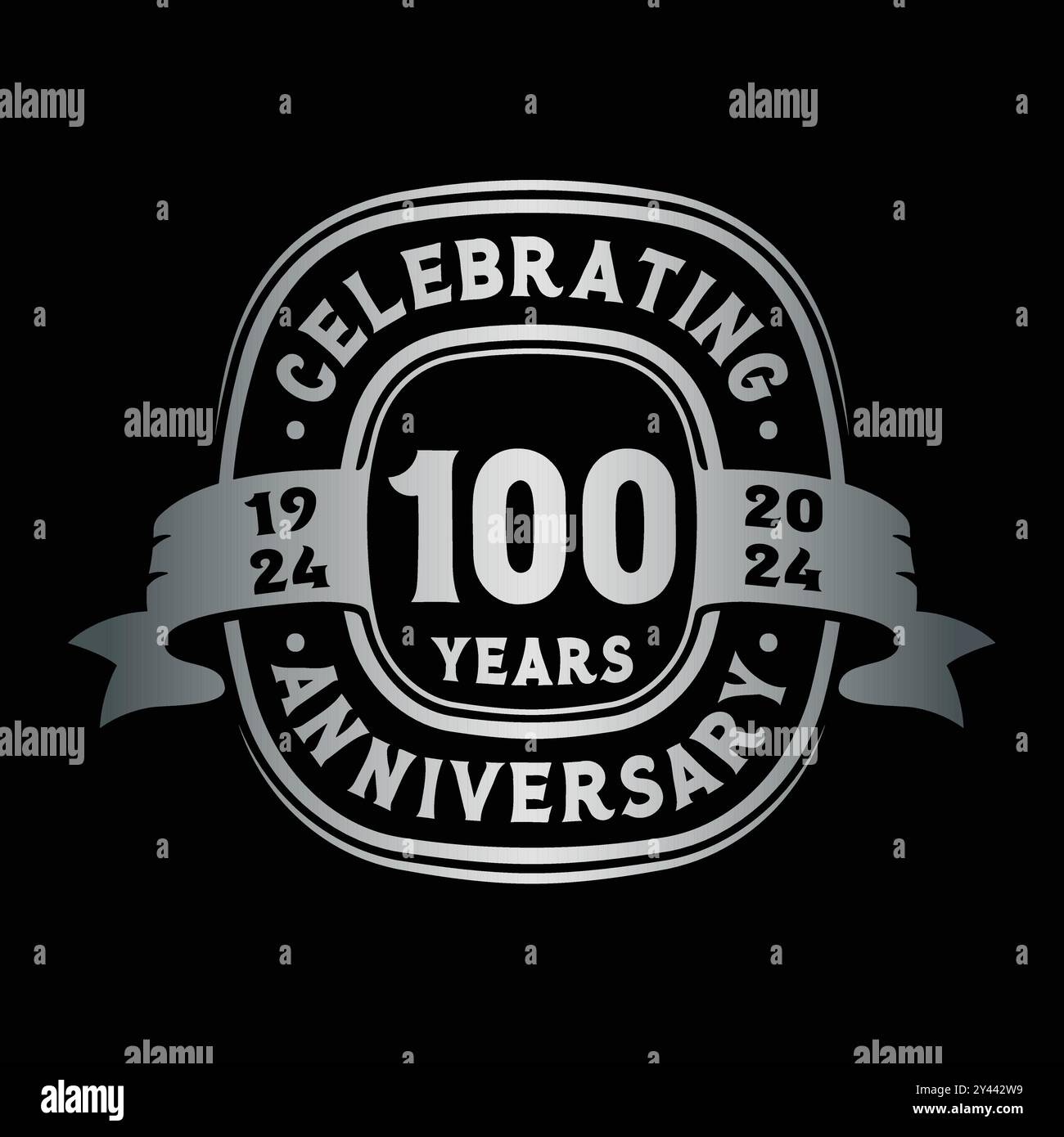 100th Anniversary Celebration Logo Design Template. 100th Anniversary ...