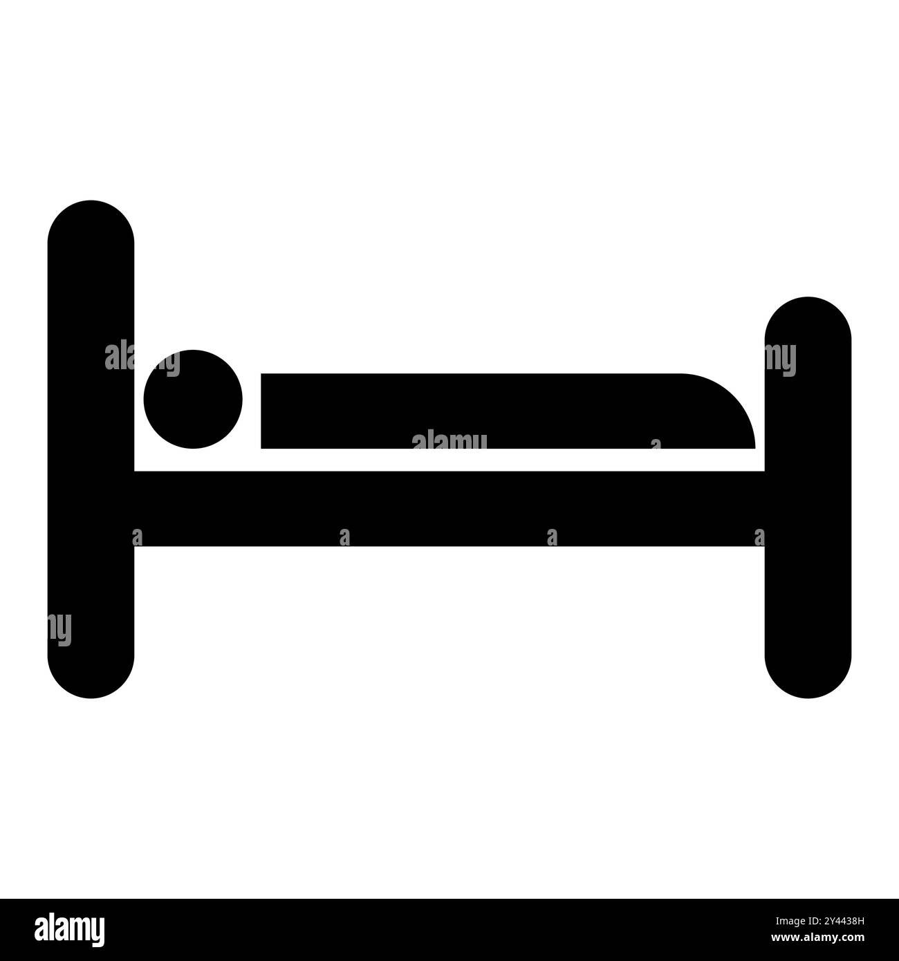 Pictogram sleeping icon resting sleep hi-res stock photography and ...