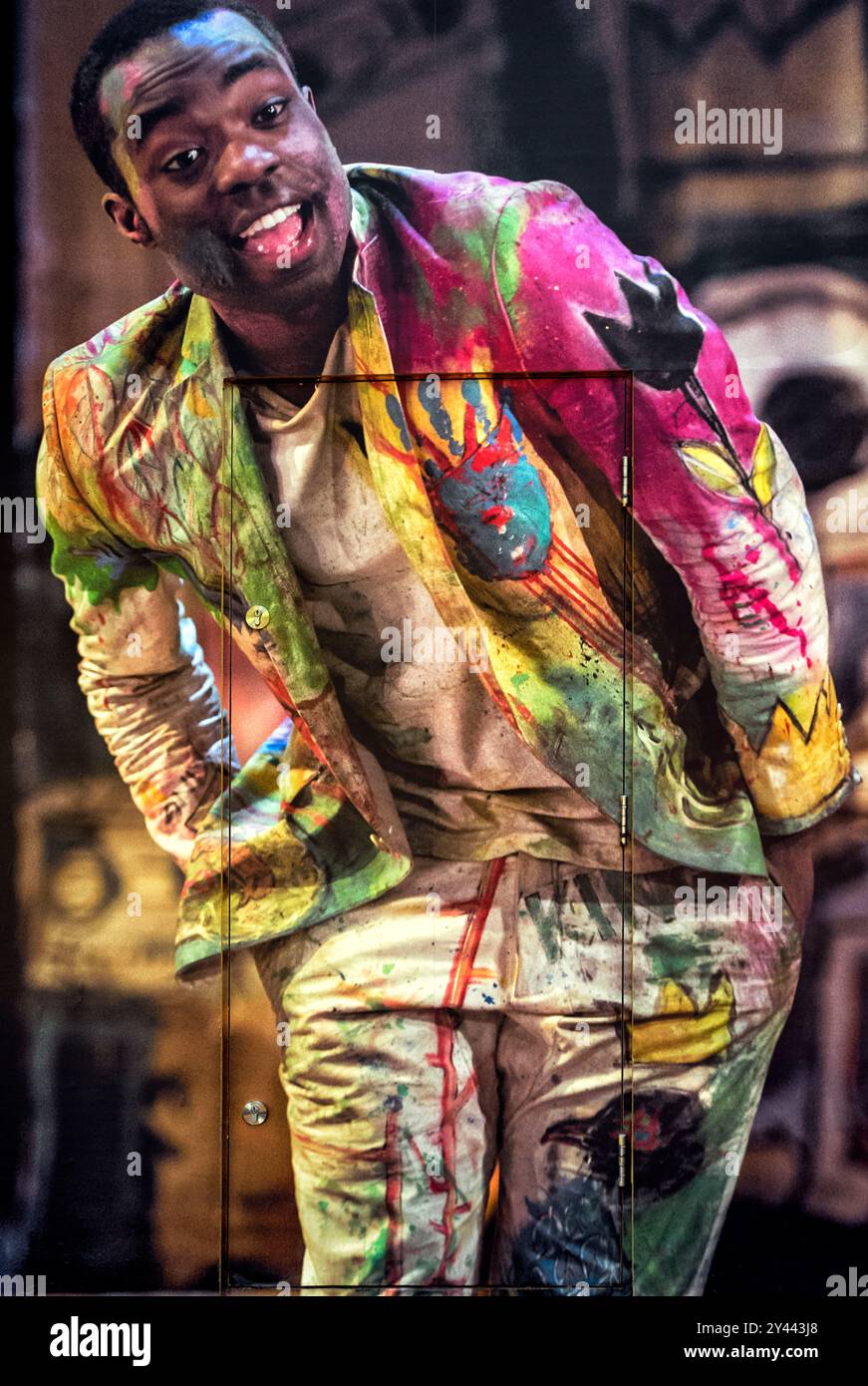 Shakespeare actor on a wall mounted photograph illustrating a ...