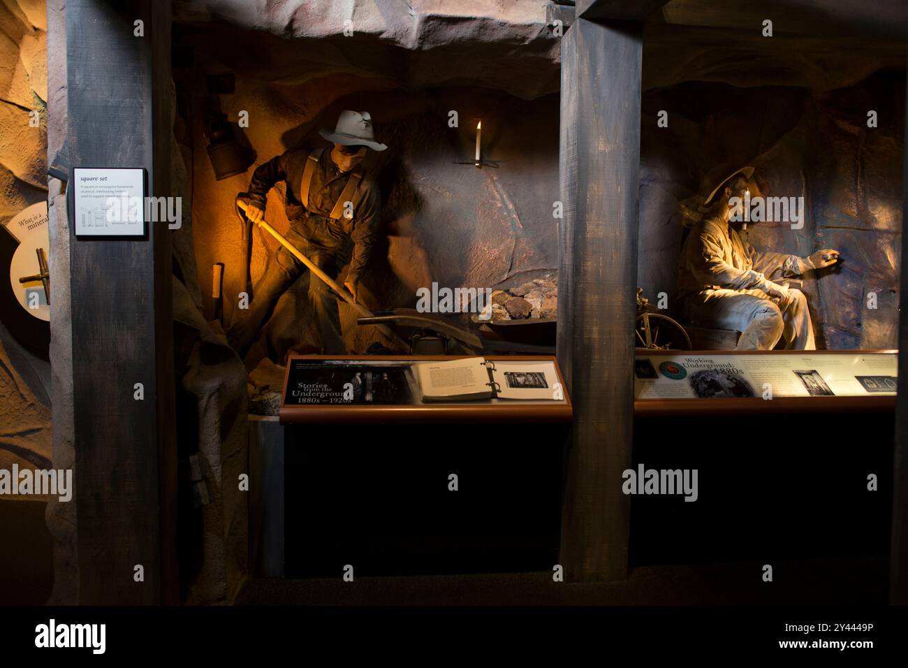 Inside the mining museum in Bisbee, AZ Stock Photo - Alamy