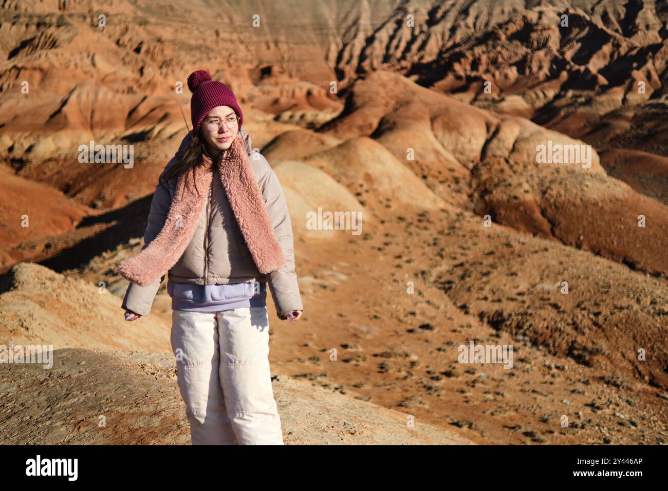 Young woman in warm attire hi-res stock photography and images - Alamy