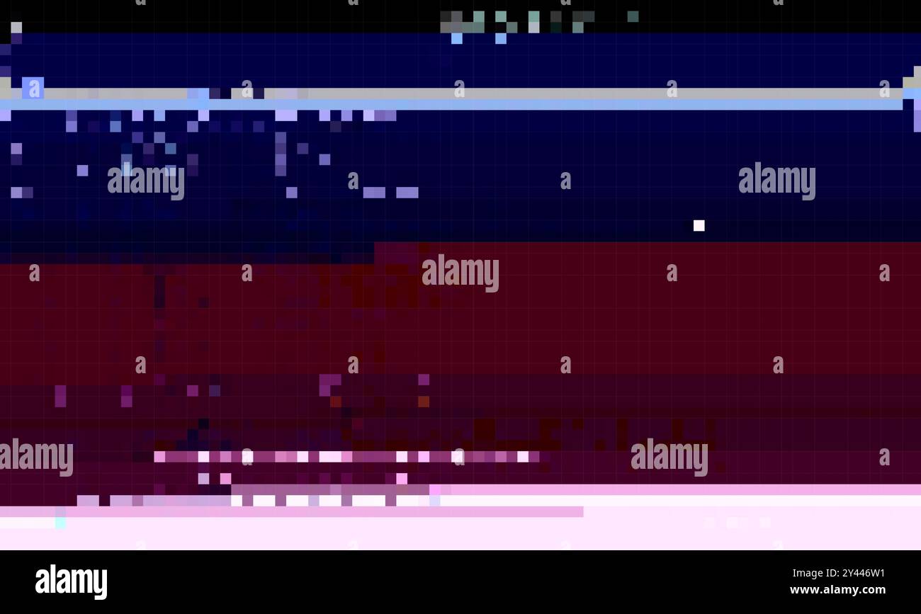 Vhs glitch effect overlay on hi-res stock photography and images - Alamy