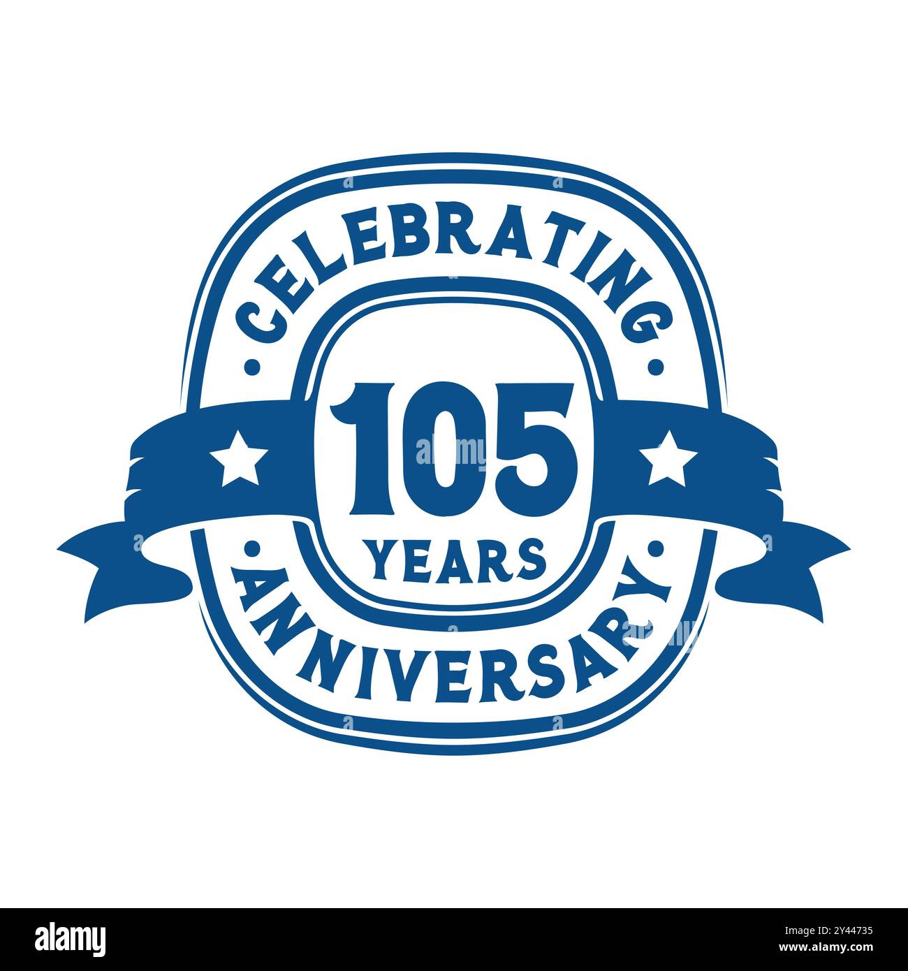 105th Anniversary Celebration Logo Design Template. 105th Anniversary ...