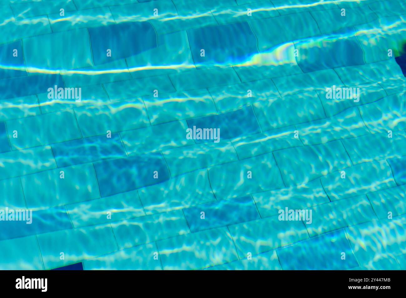 Swimming Pool Surface With Light Reflection and Water Ripple Patterns 1 ...
