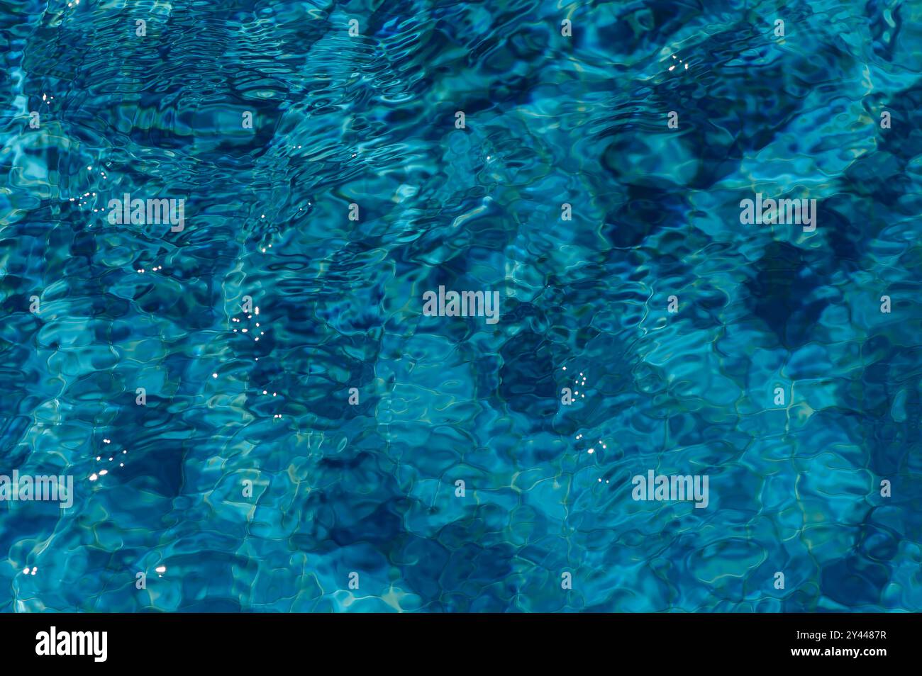 Swimming Pool Surface With Light Reflection and Water Ripple Patterns ...