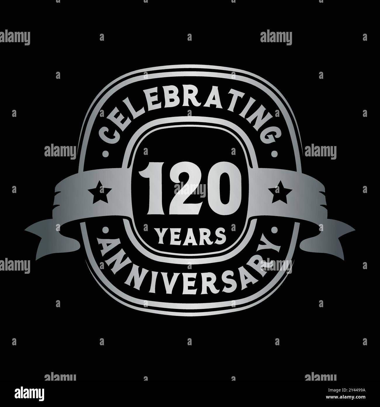 120th Anniversary Celebration Logo Design Template. 120th Anniversary ...