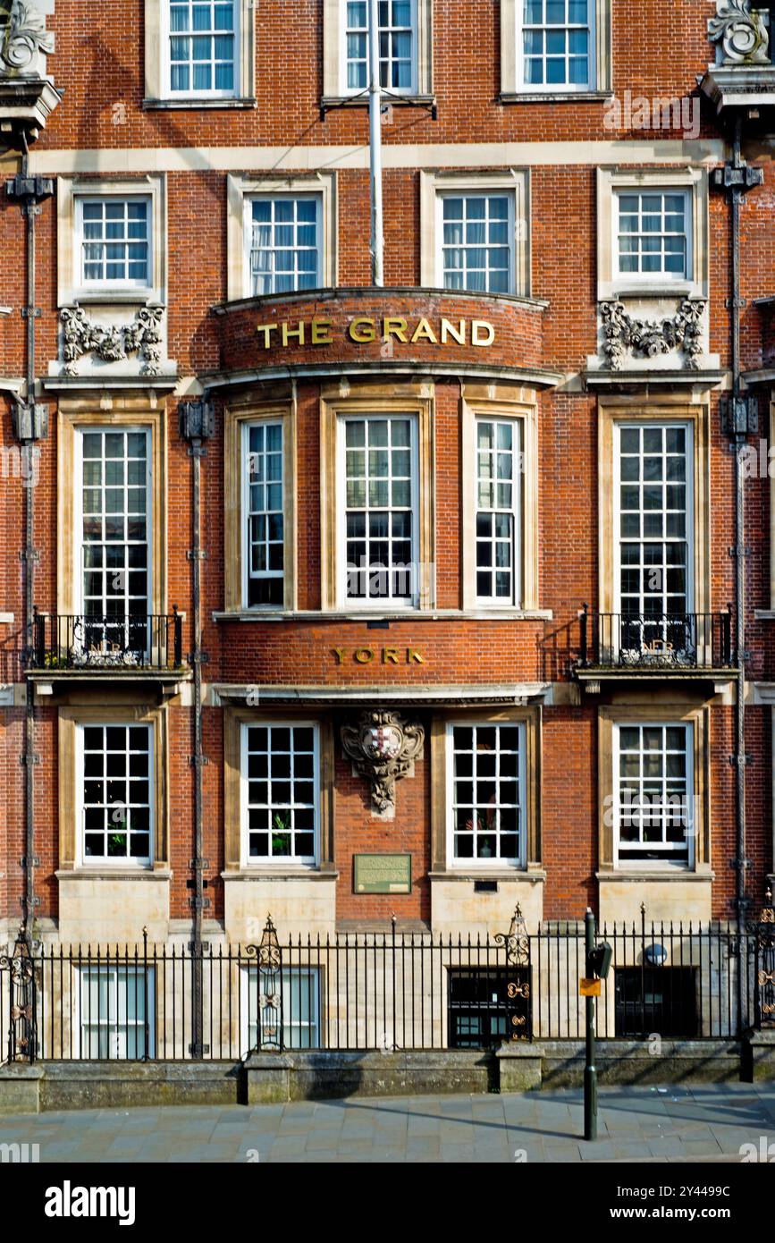 The Grand Hotel, York, Yorkshire, England Stock Photo - Alamy