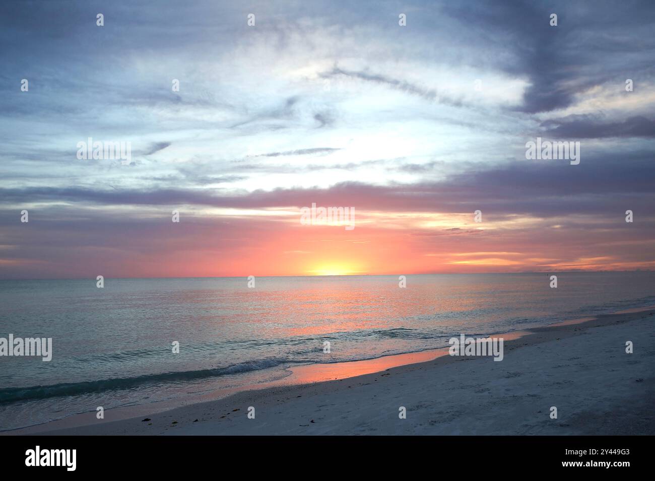 Beautiful sunset Anna Maria Island Florida Stock Photo - Alamy