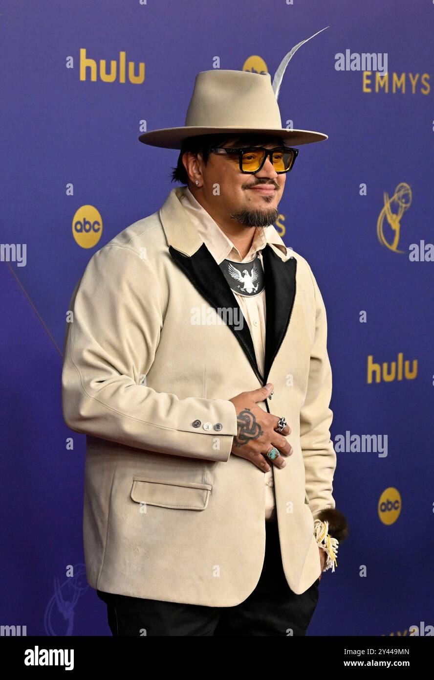 Los Angeles, United States. 15th Sep, 2024. Sterlin Harjo arrives for ...