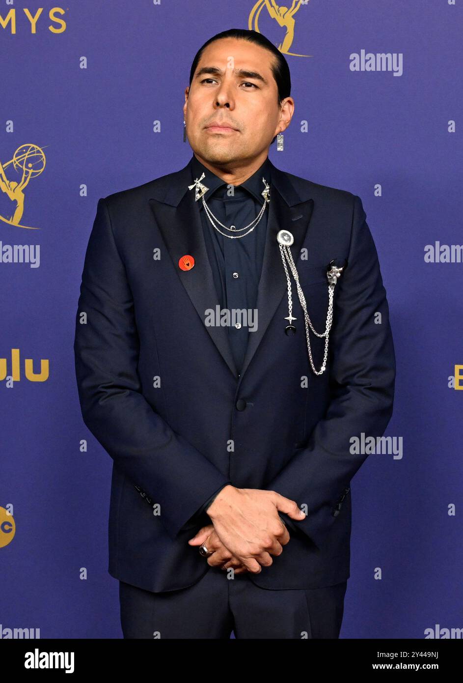 Los Angeles, United States. 15th Sep, 2024. Dallas Goldtooth arrives ...