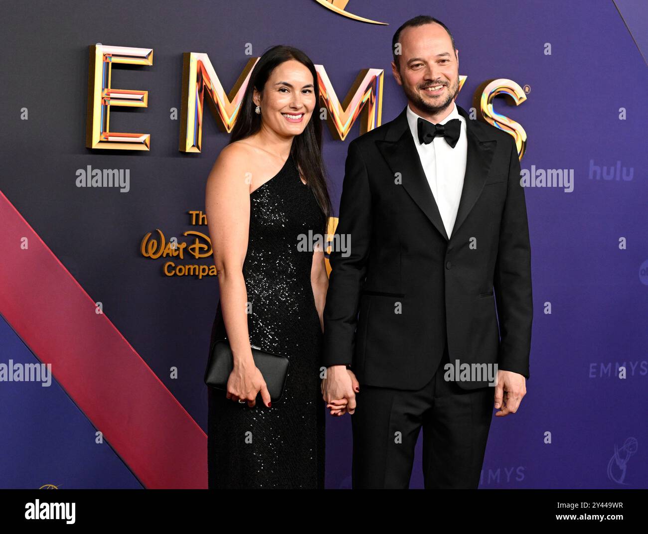 Los Angeles, United States. 15th Sep, 2024. Julian Stevens and Louise ...