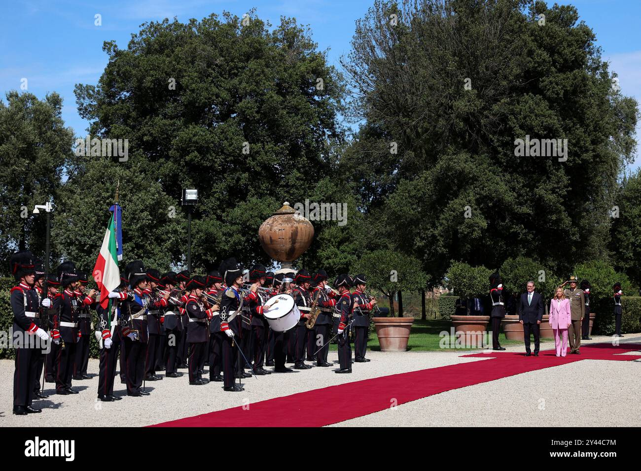 Prime Minister Sir Keir Starmer with Italian Prime Minister Giorgia ...