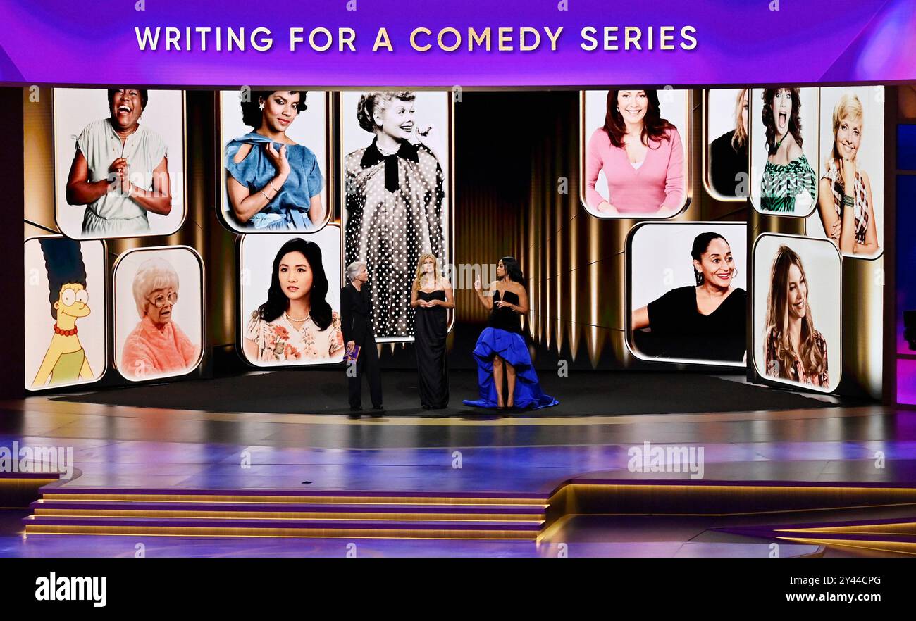 Los Angeles, United States. 15th Sep, 2024. (L-R) Connie Britton ...