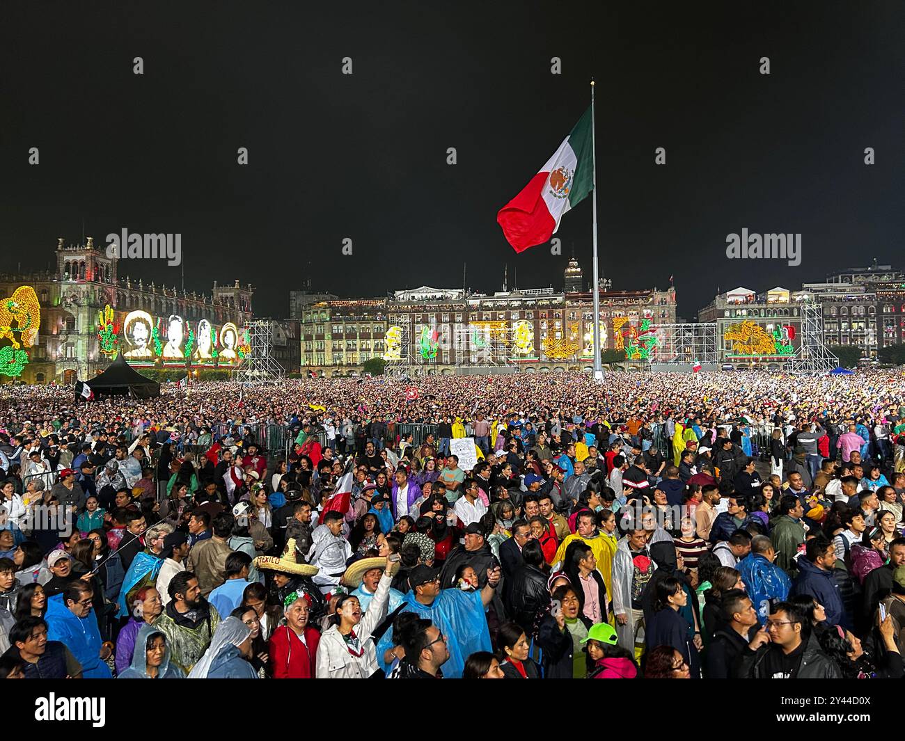 Mexico City, Mexico City, Mexico. 15th Sep, 2024. The night of this ...