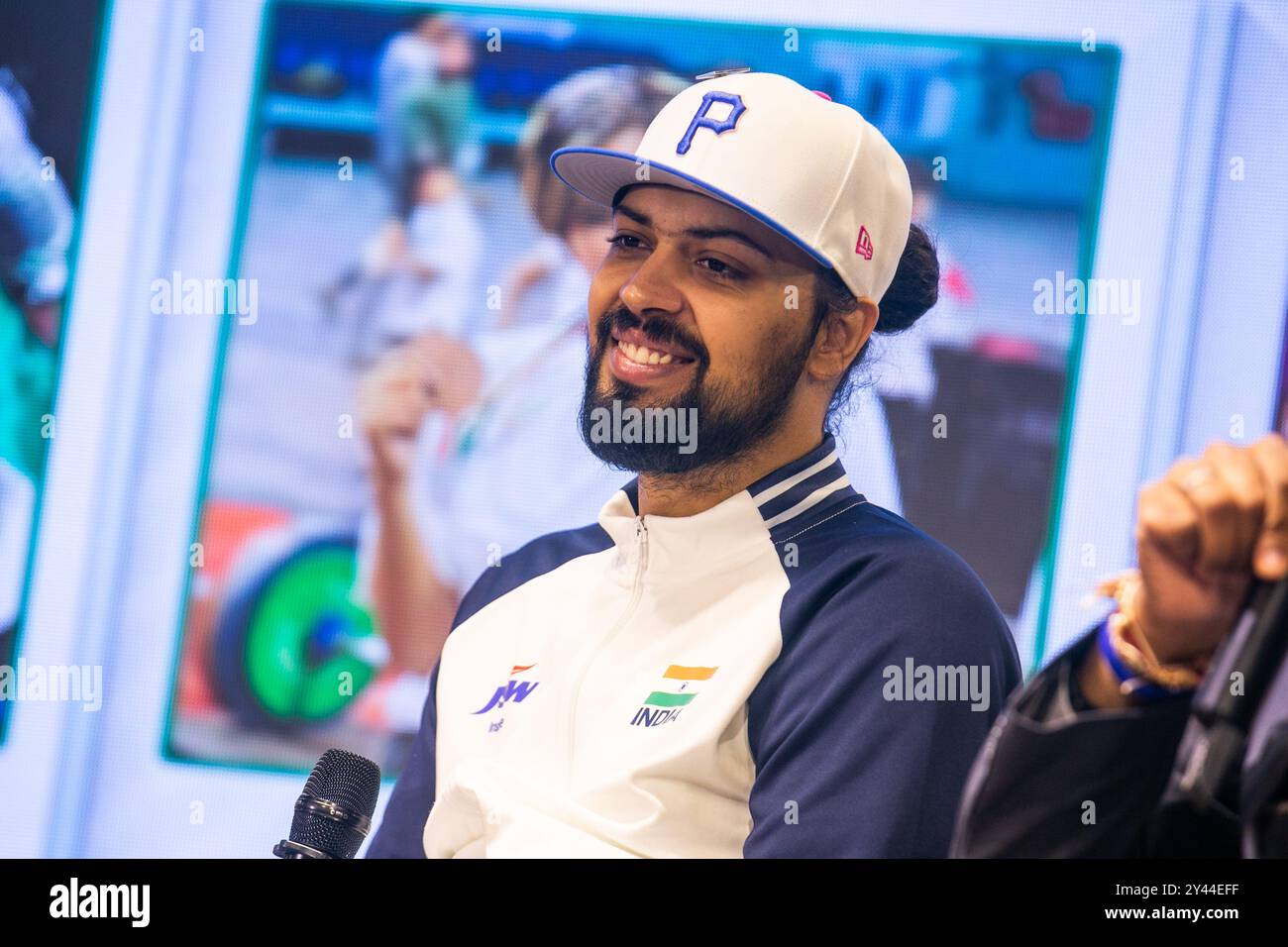NEW DELHI, INDIA - SEPTEMBER 11: Pranav Soorma (won the silver medal in ...
