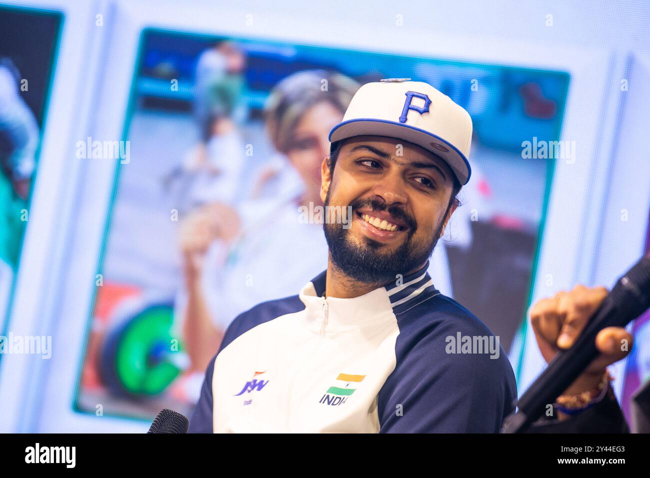 NEW DELHI, INDIA - SEPTEMBER 11: Pranav Soorma (won the silver medal in ...