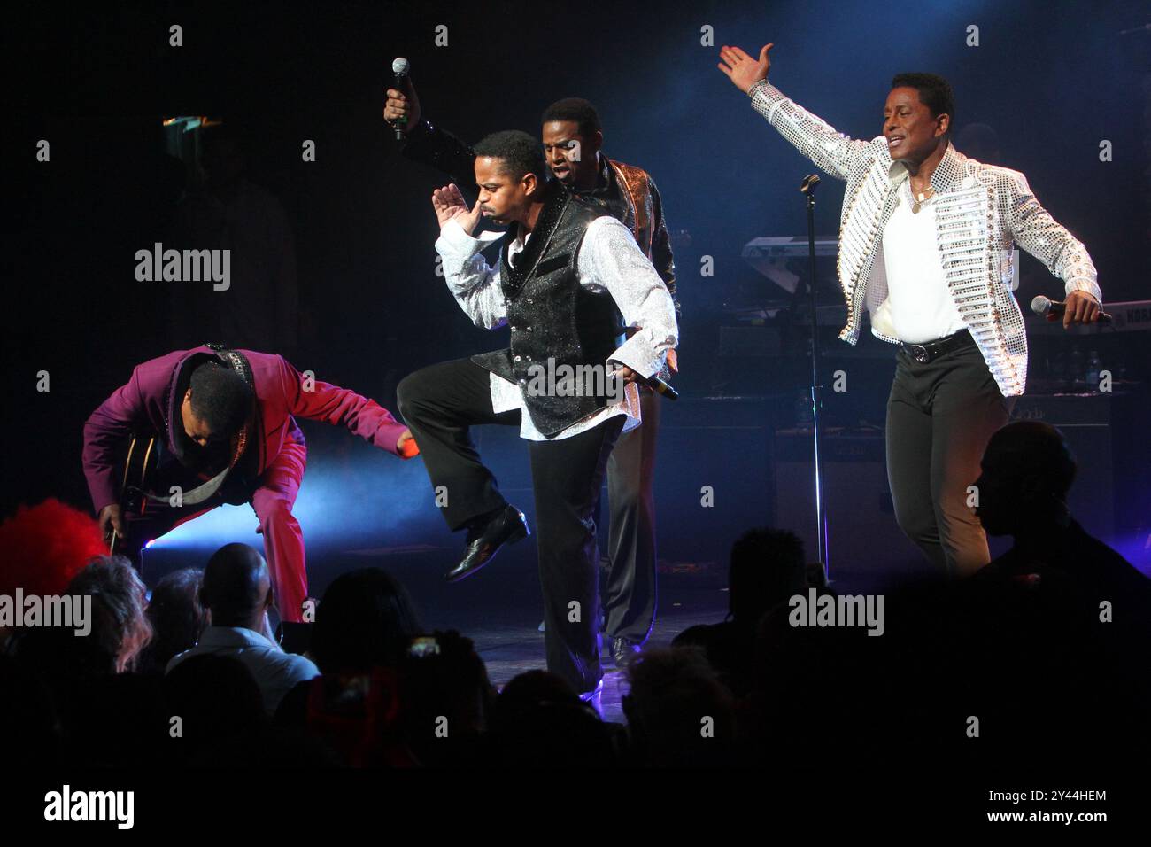 The Jacksons (Tito, Jackie, Marlon, and Jermaine) perform on The ...