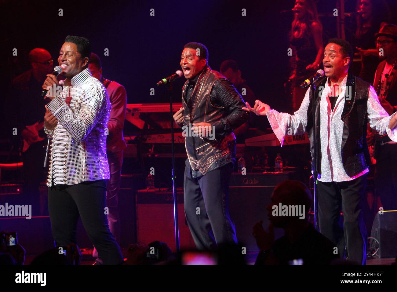 The Jacksons (Tito, Jackie, Marlon, and Jermaine) perform on The ...