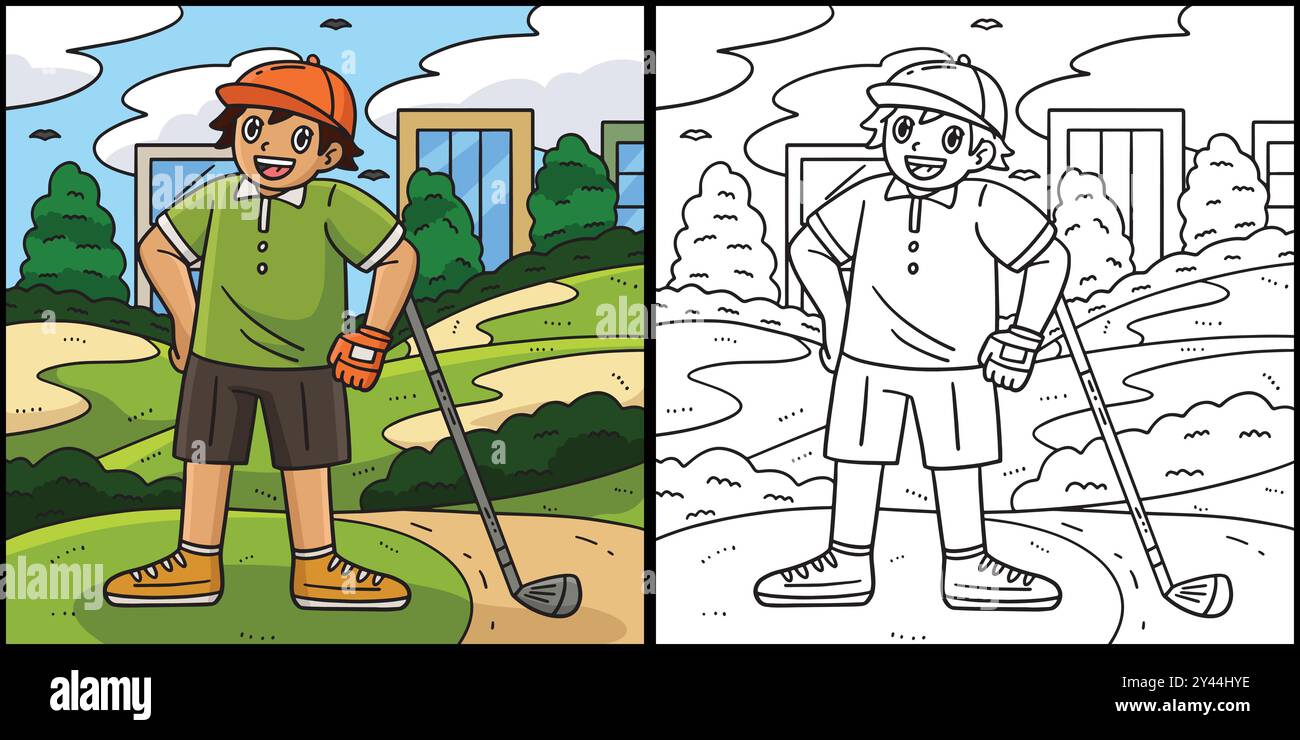 Sports coloring pages hi-res stock photography and images - Alamy