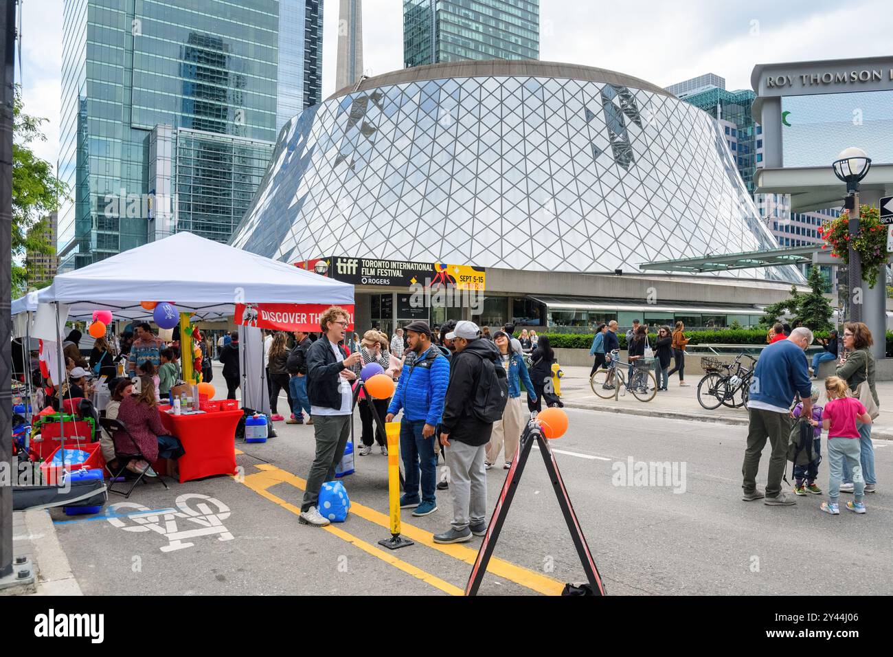 General atmosphere on King Street during the Toronto International Film ...