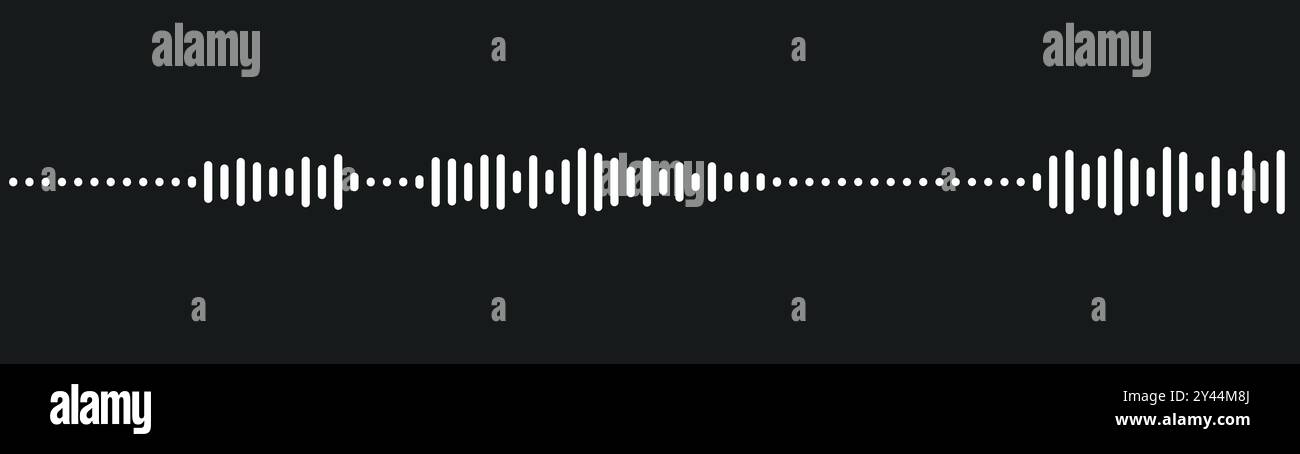 Audio waveform, music wave vector element Stock Vector Image & Art - Alamy