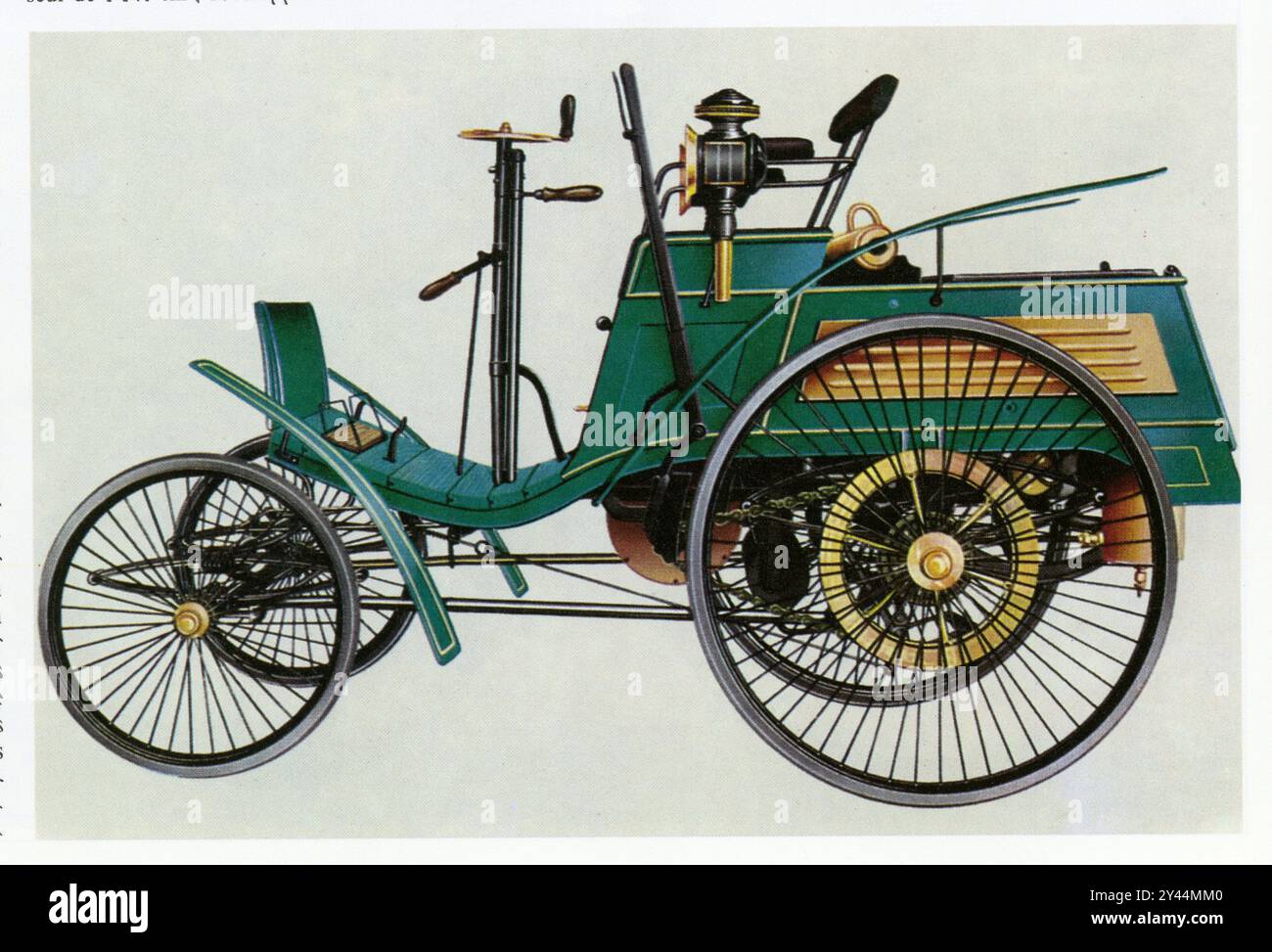 Benz Velo. 1894. Vitesse 20 km à l'heure. Moteur de 1050 cm cubes. En ...