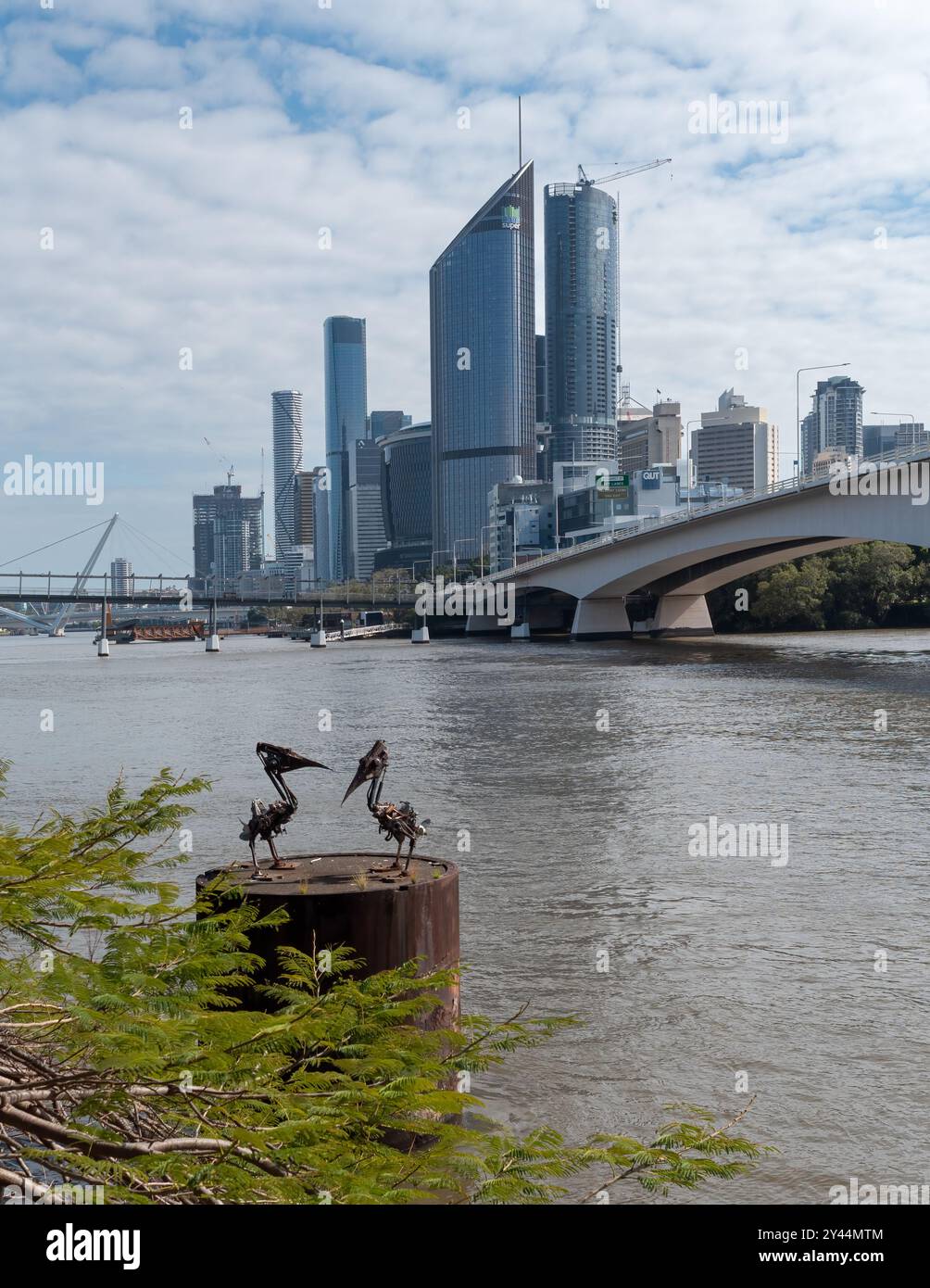 BRISBANE, QUEENSLAND,AUSTRALIA. September 04, 2024. Brisbane CBD ...