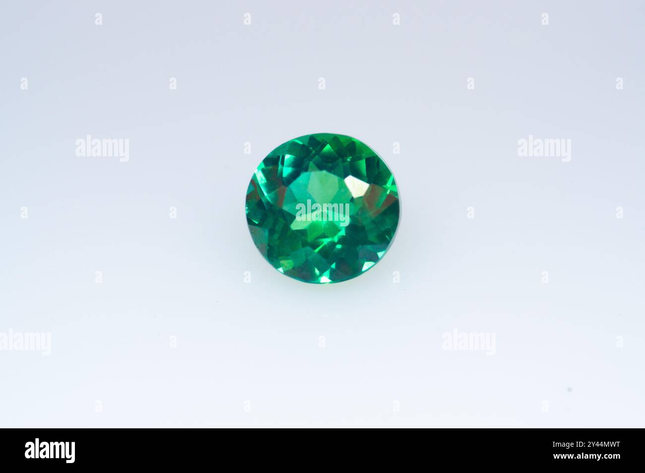 Captivating and Radiant Emerald Gemstone Isolated on White Background ...
