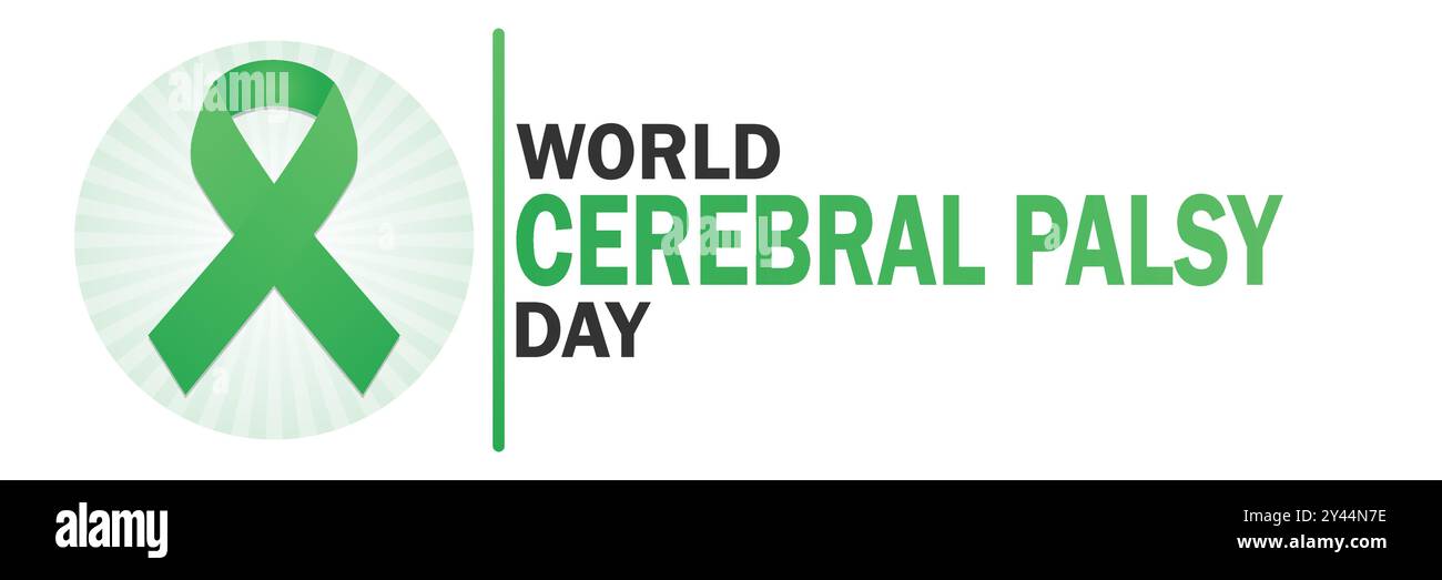 World Cerebral Palsy Day. Suitable for greeting card, poster and banner ...