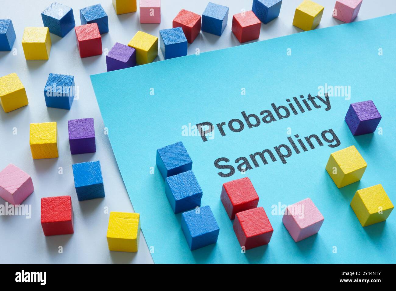 Colorful cubes and the phrase probability sampling concept of ... Colorful cubes and the phrase probability sampling concept of ...
