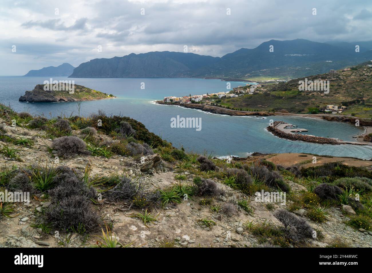 Mochlos coastal village in Crete Stock Photo - Alamy