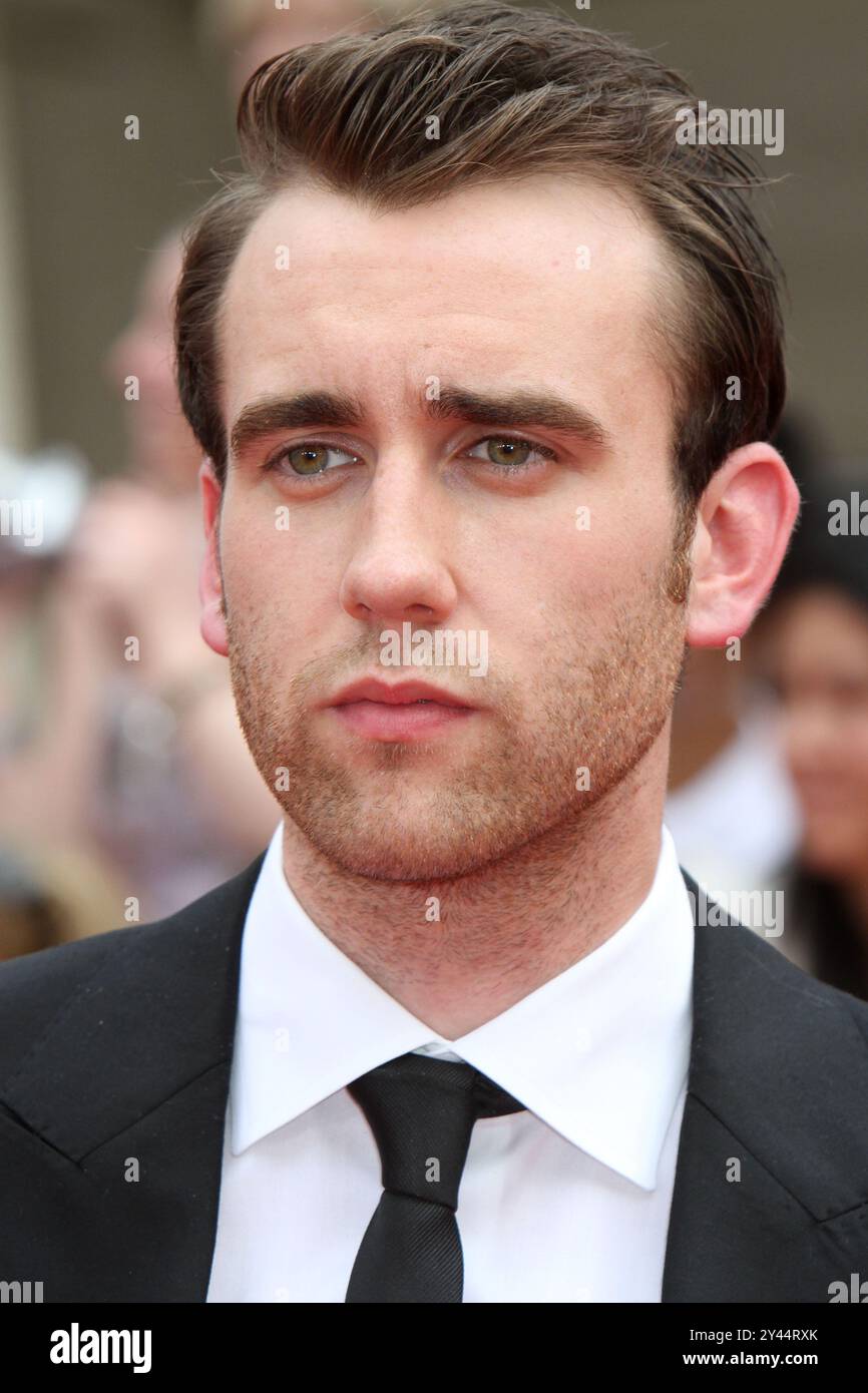 Matthew Lewis at the New York City premiere of Harry Potter And The ...
