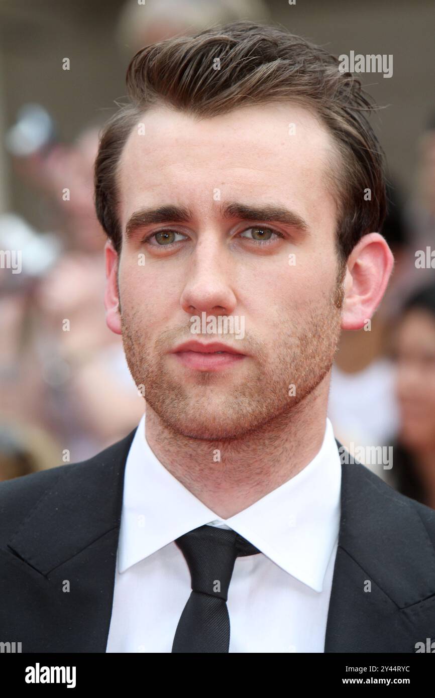 Matthew Lewis at the New York City premiere of Harry Potter And The ...