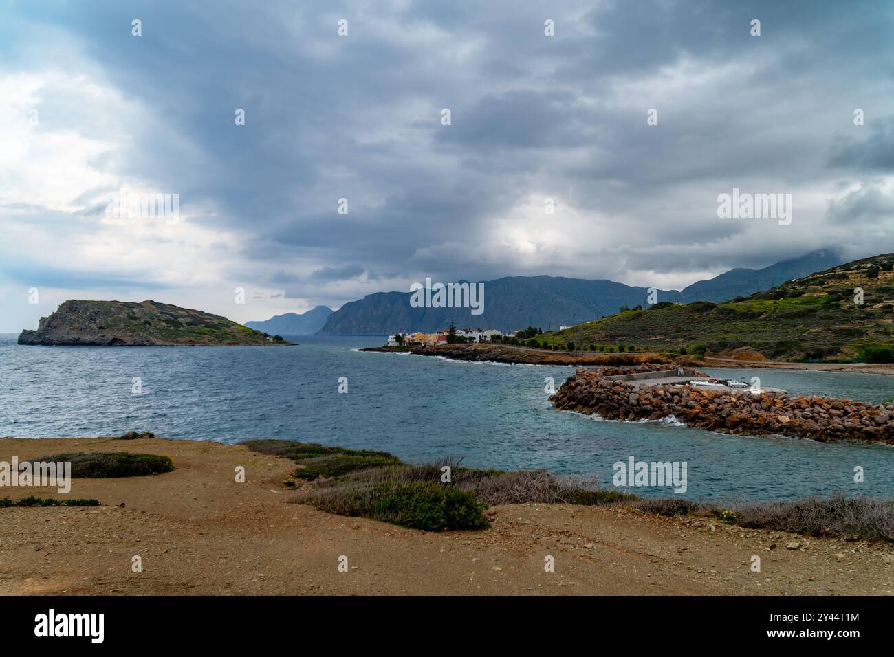 Mochlos coastal village in Crete Stock Photo - Alamy