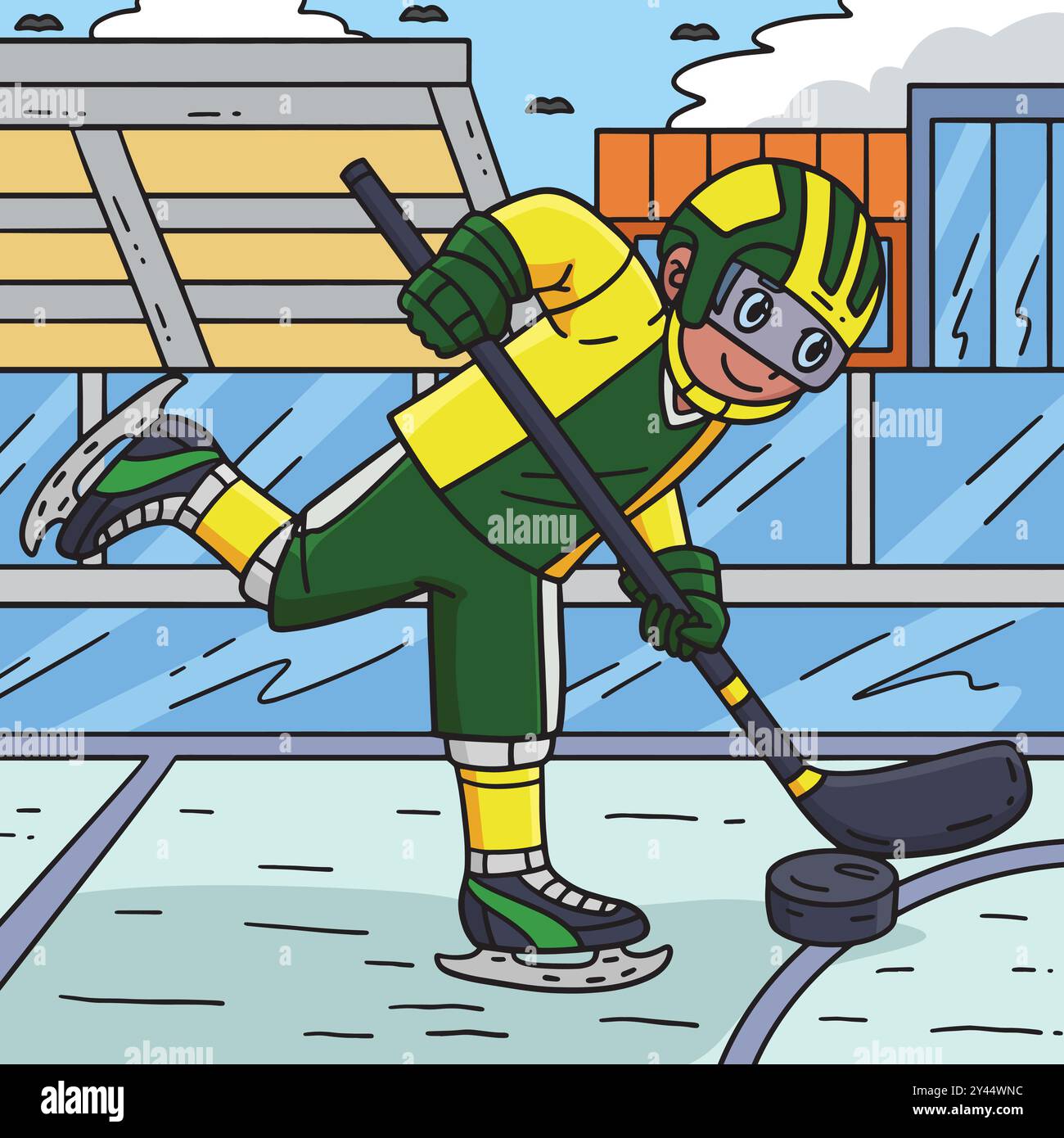 Puck cartoon hi-res stock photography and images - Alamy