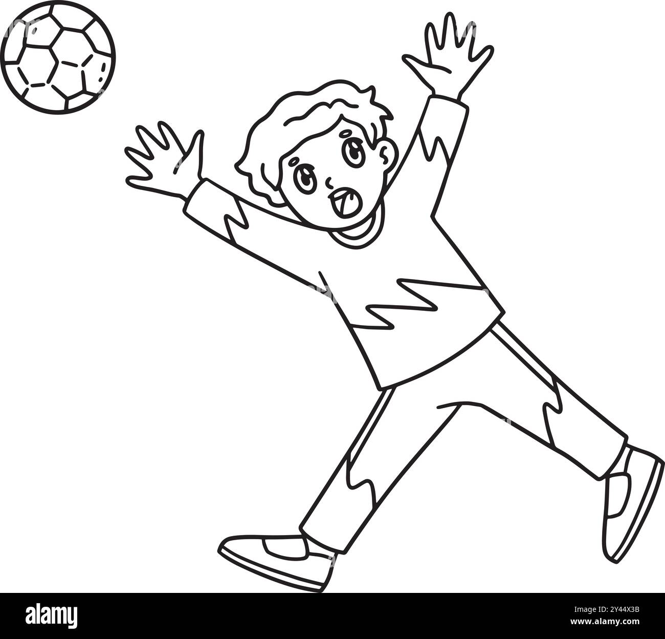 Goalkeeper left Black and White Stock Photos & Images - Alamy