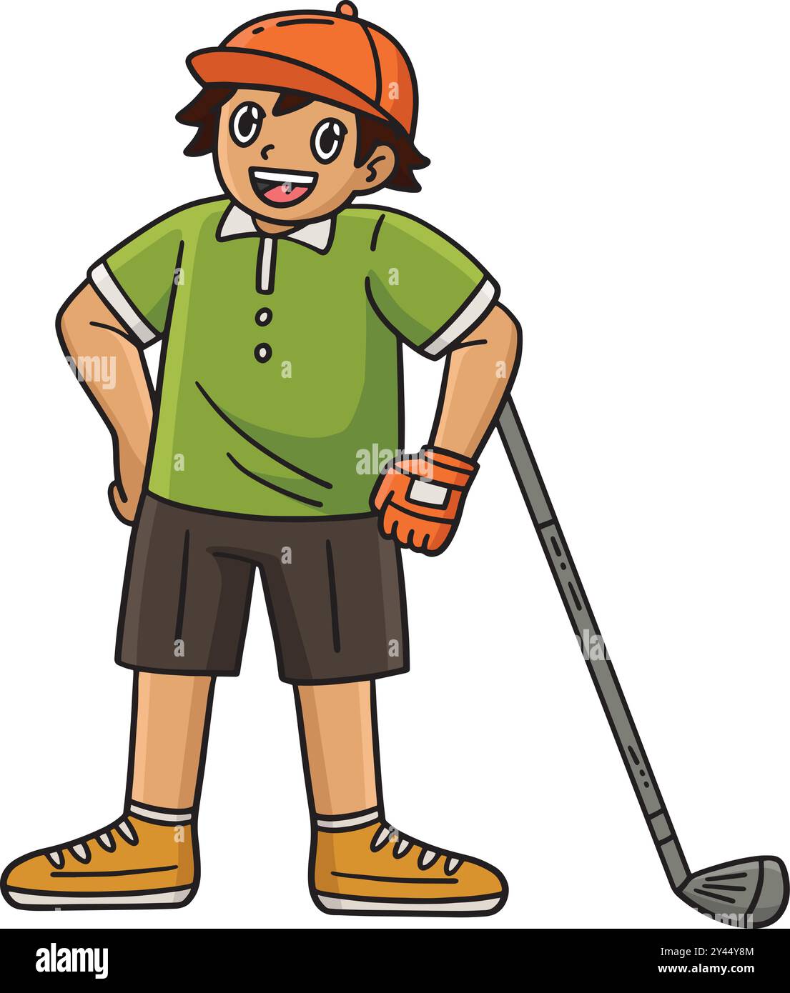 On golf course hand Stock Vector Images - Alamy