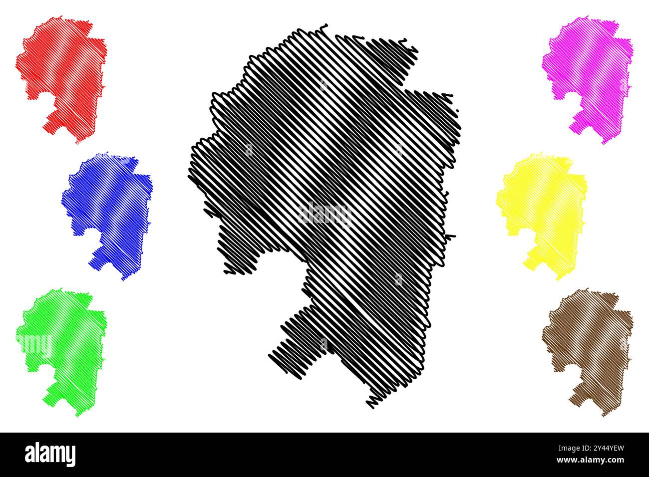 Longreach outline map hi-res stock photography and images - Alamy