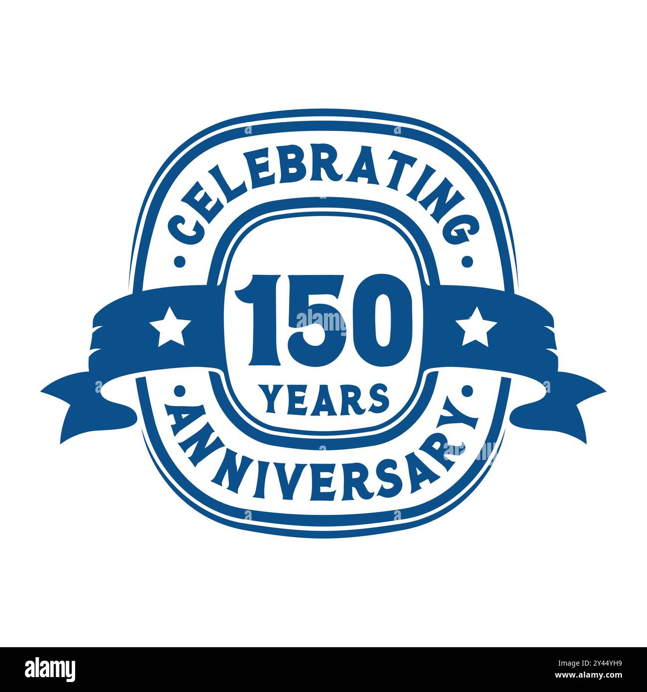 150th Anniversary Celebration Logo Design Template. 150th Anniversary ...