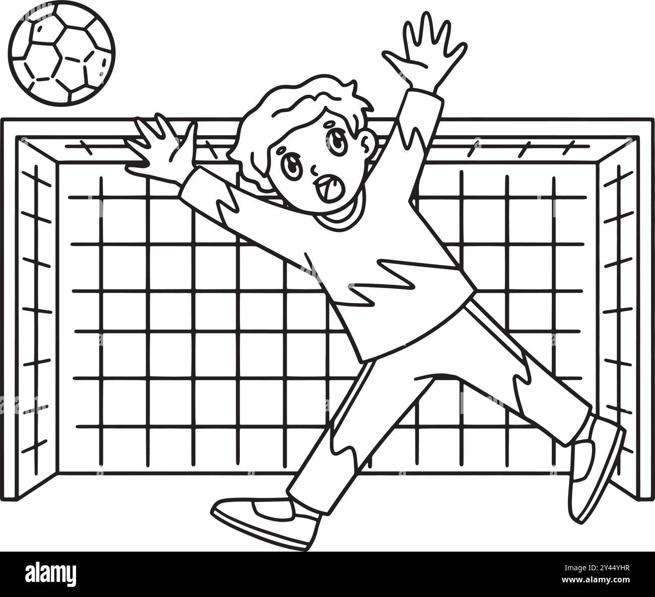 Goalkeeper left Black and White Stock Photos & Images - Alamy