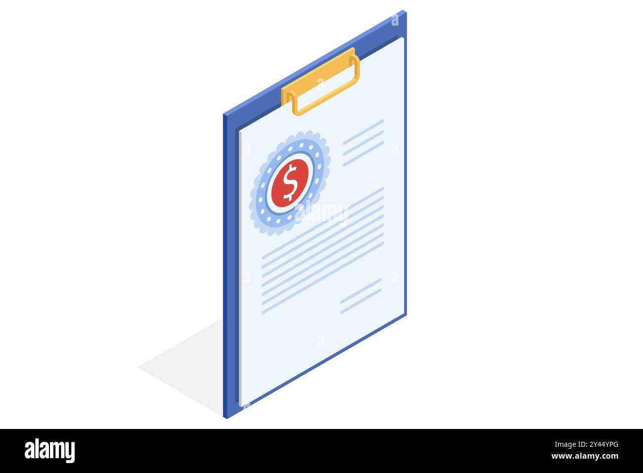 Certificate degree icon isometric Cut Out Stock Images & Pictures - Alamy