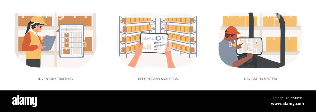 Diverse warehouse Stock Vector Images - Alamy